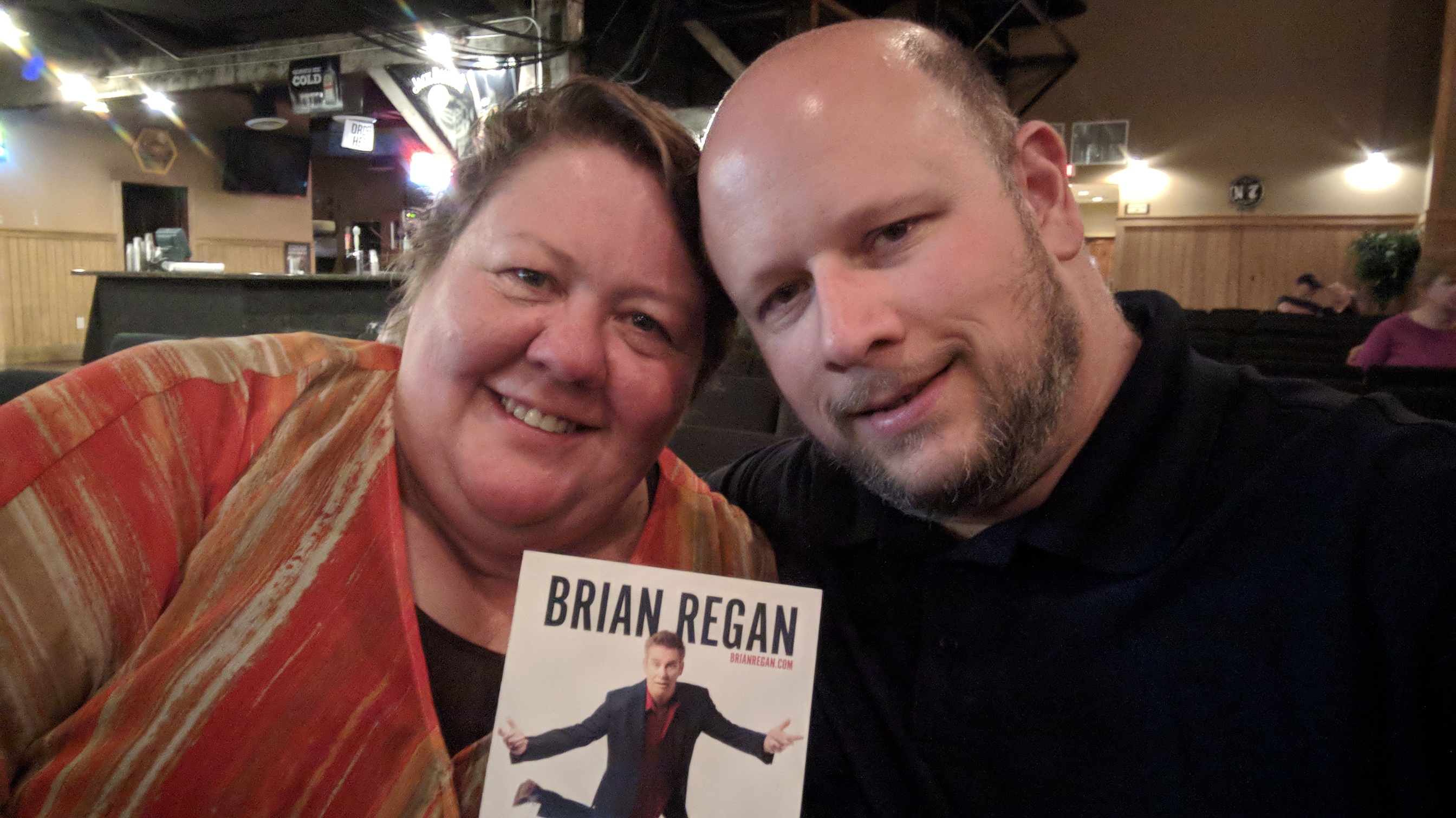 20180623 Barb Jason before the Brian Regan Performance – Our Next Chapter